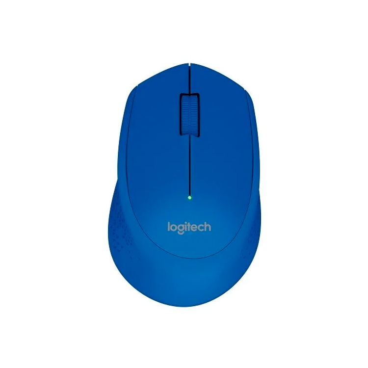 Mouse Logitech Inalámbrico M280 Azul - Librería Bulnes