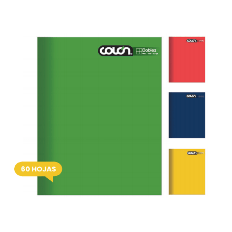 Cuaderno Doblez 7mm Colon (60 hojas) – Librería Bulnes